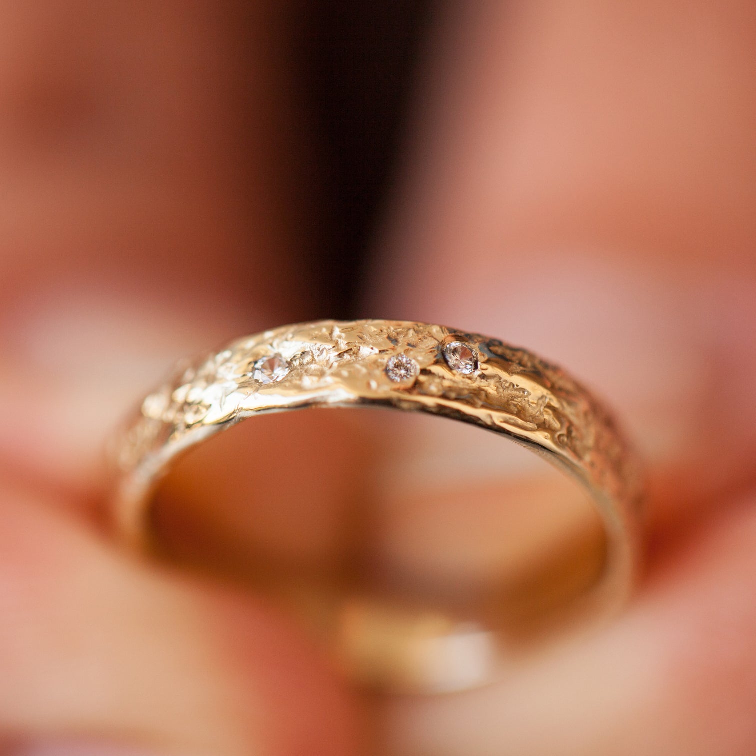 3 Diamonds rough ring – Kwintner